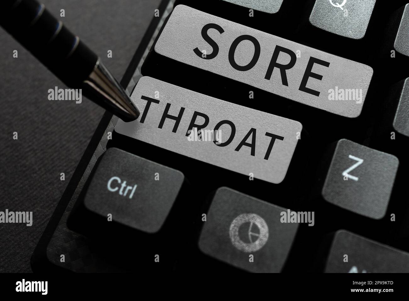 Inspiration showing sign Sore Throat, Internet Concept Inflammation ot ...