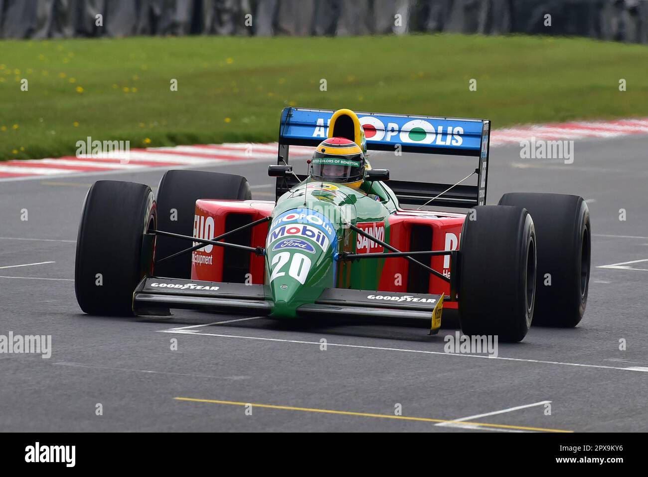 1990 Benetton-Ford B190, An F1 demonstration to celebrate the 30th ...