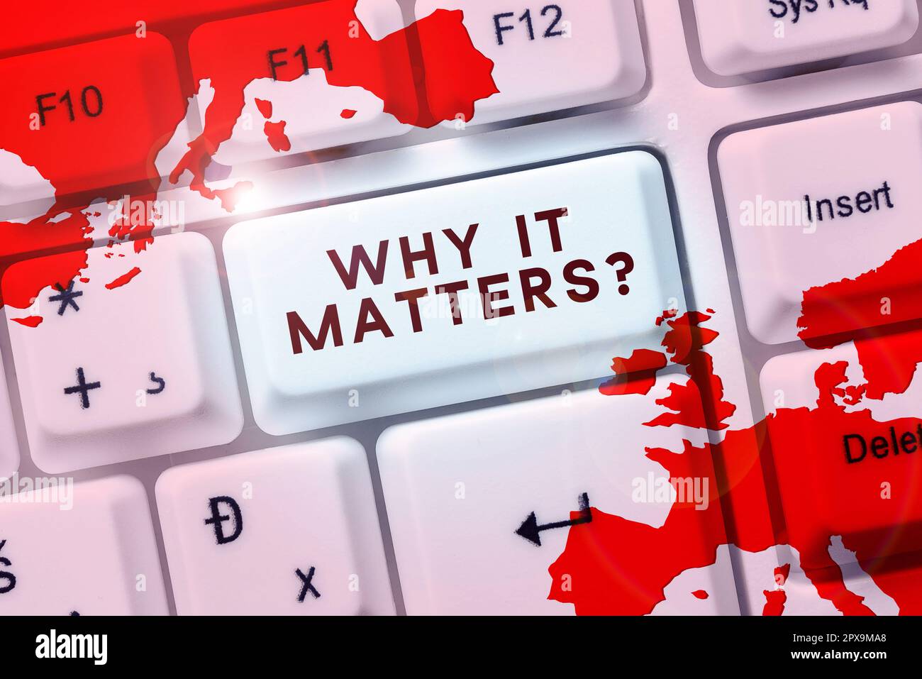 Hand writing sign Why It Matters, Business overview Important Reasons ...