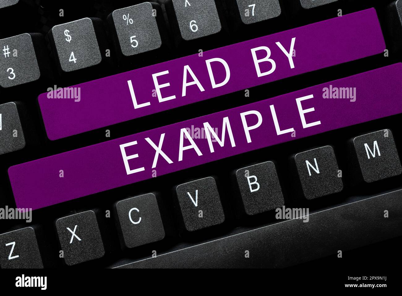 Inspiration showing sign Lead By Example, Business idea Be a mentor ...