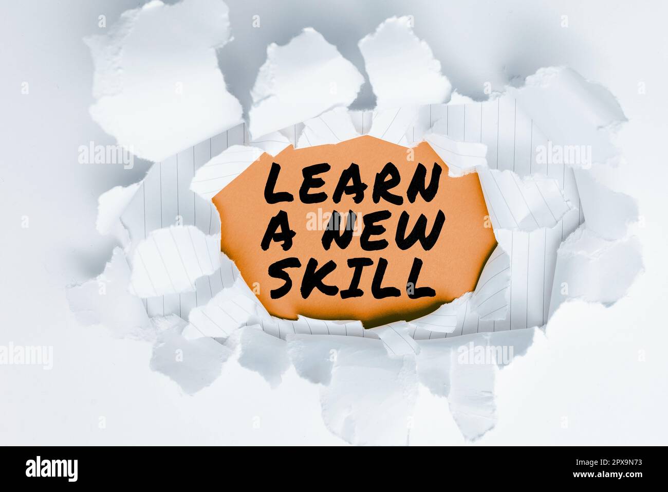 Sign displaying Learn A New Skill, Internet Concept acquisition knowledge through study ...