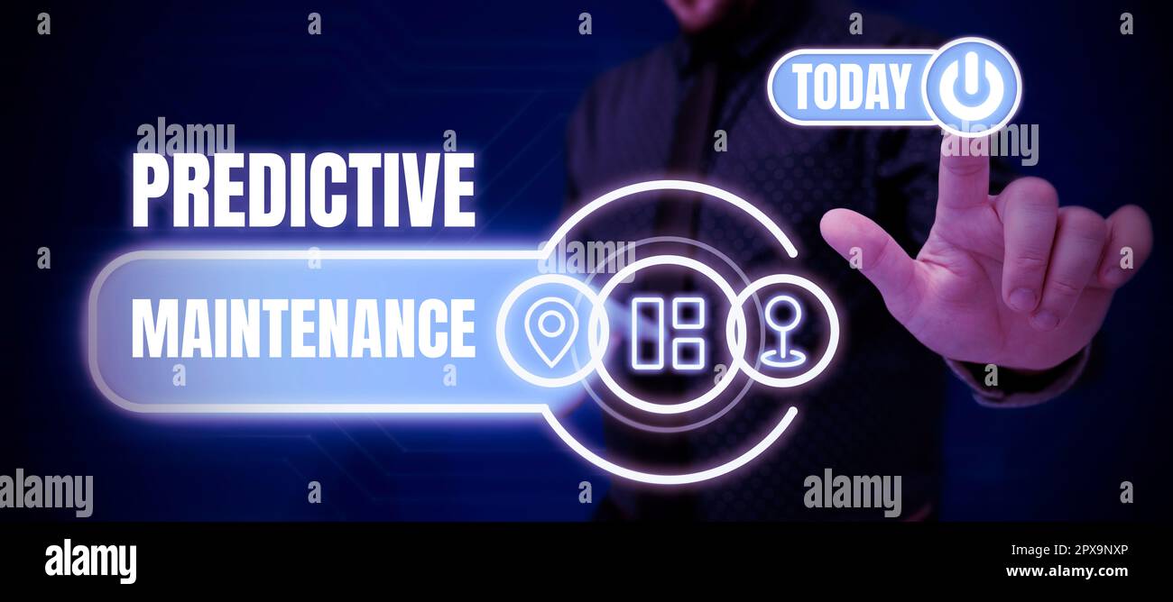Conceptual display Predictive Maintenance, Business showcase Predict ... Conceptual display Predictive Maintenance, Business showcase Predict ...