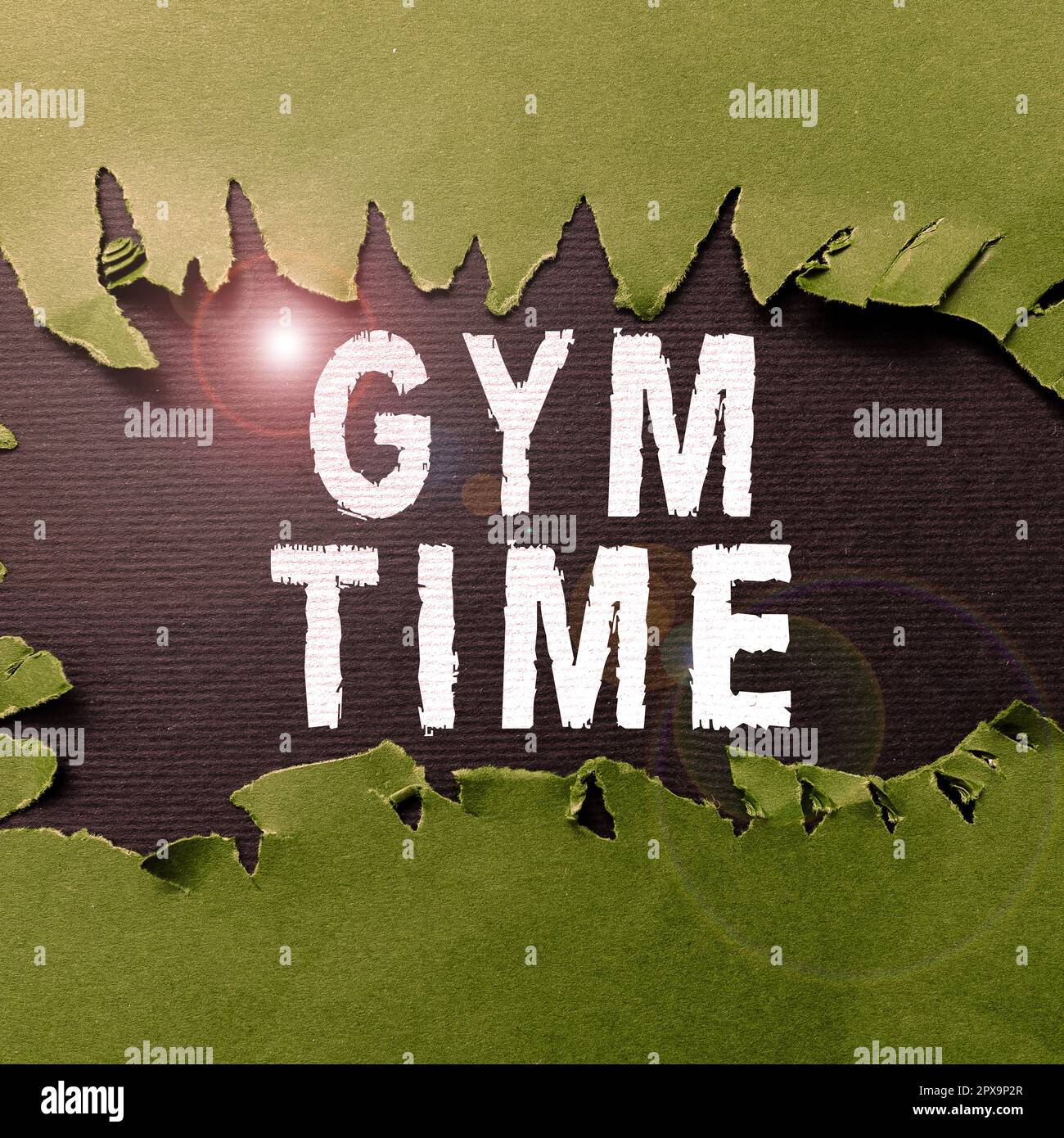 Handwriting text Gym Time, Conceptual photo a motivation to start ...