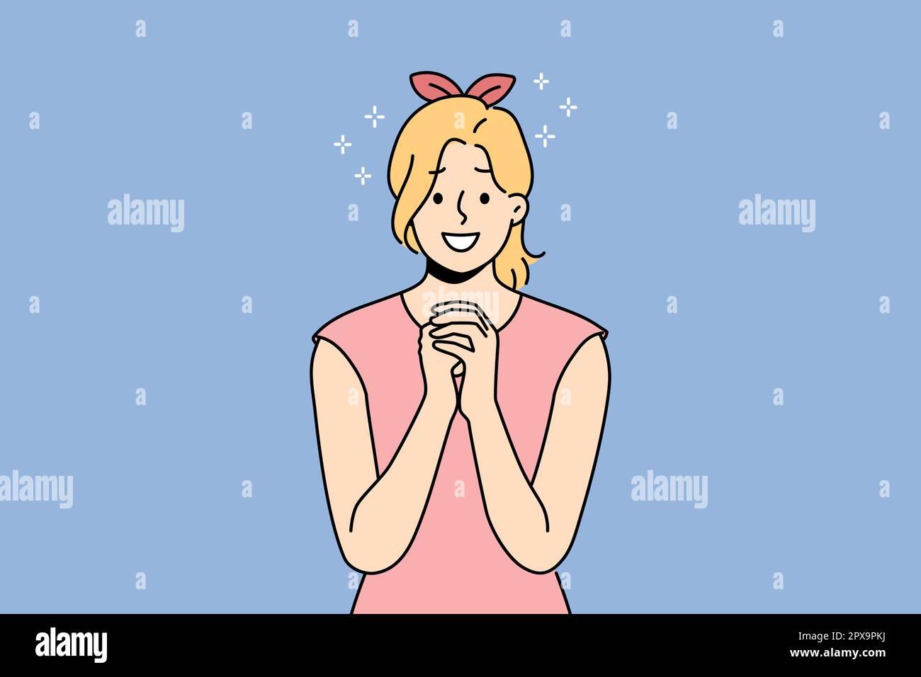 Hopeful character hi-res stock photography and images - Alamy