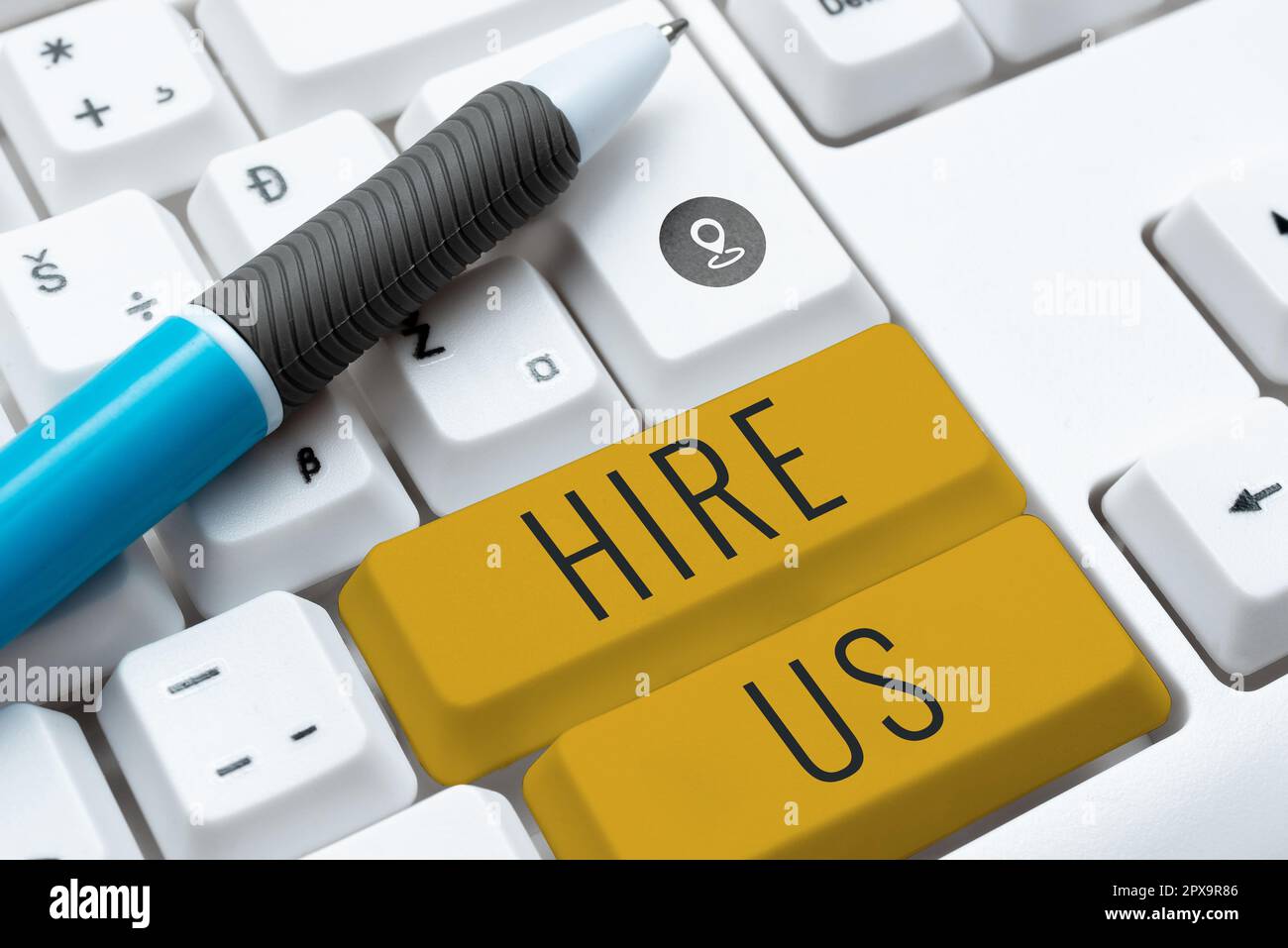 Inspiration showing sign Hire Us, Concept meaning Used by human ...