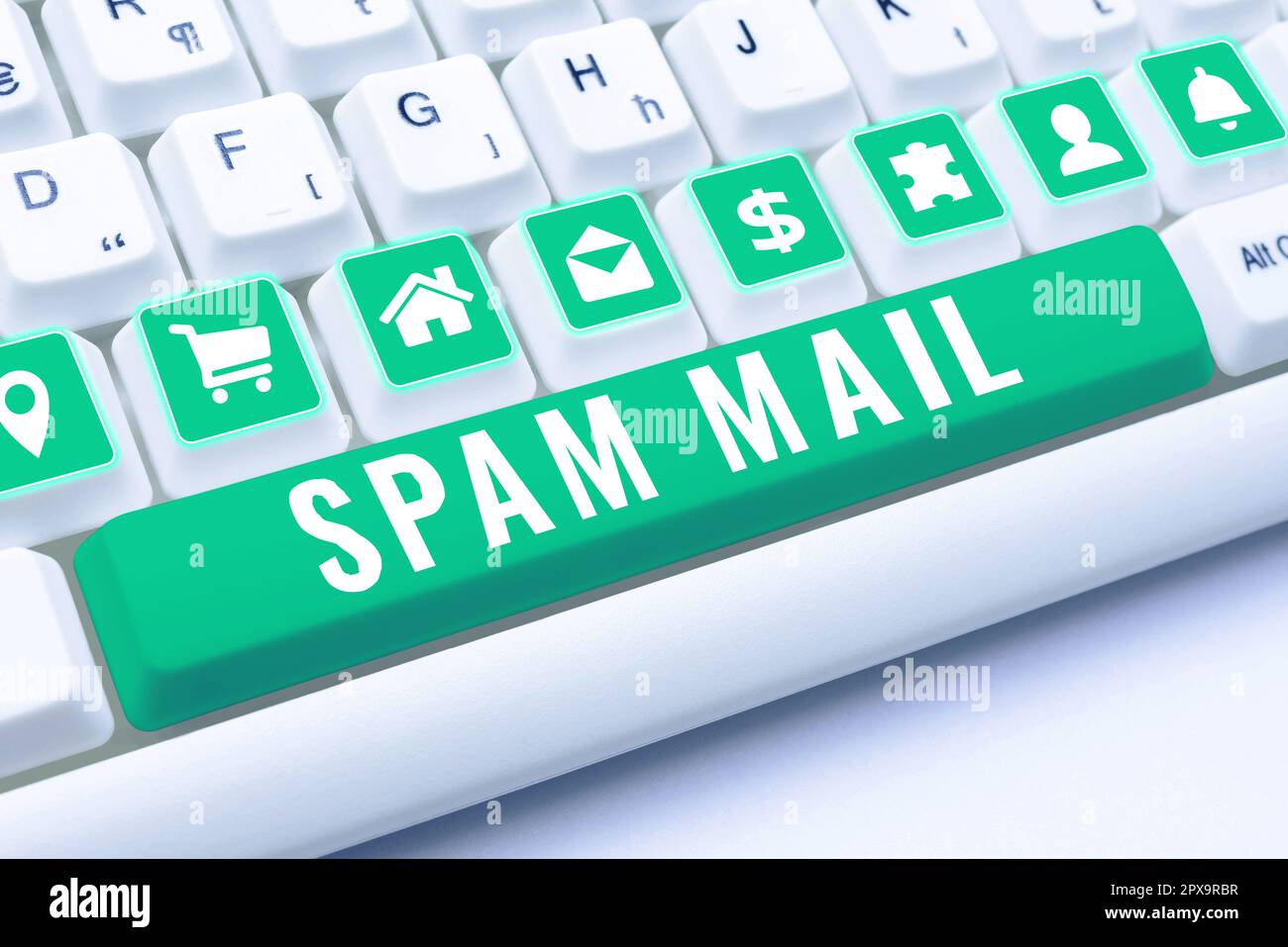 Conceptual caption Spam Mail, Conceptual photo Intrusive advertising ...