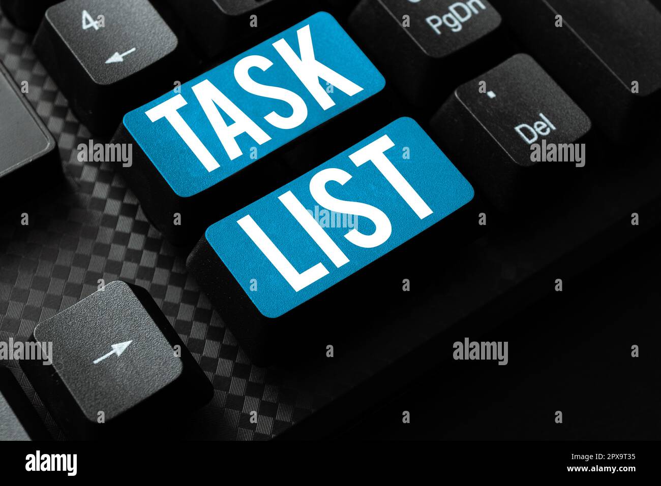 Text caption presenting Task List, Business approach Planification ...