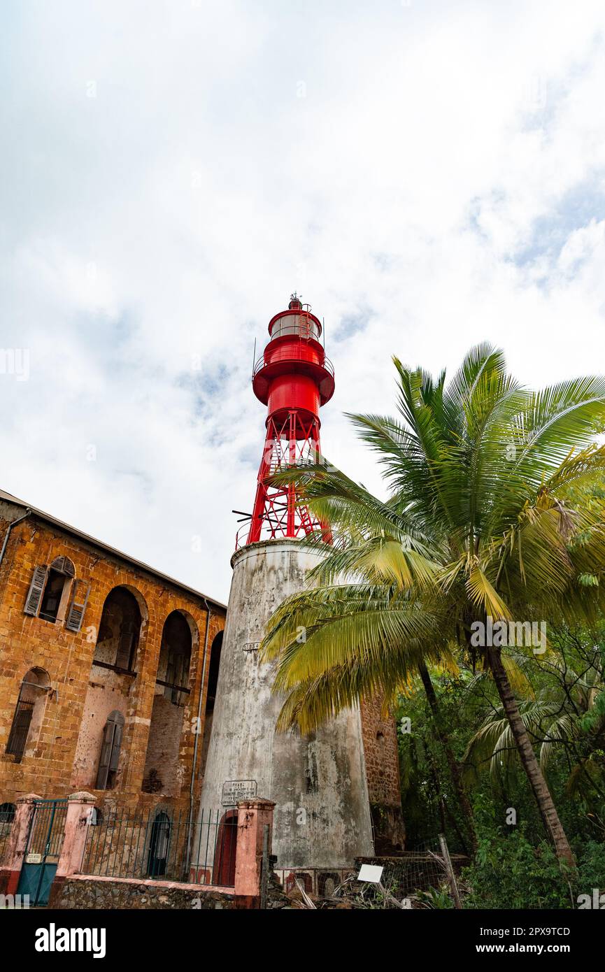 lighthouse tower building. lighthouse tower on devils island ...