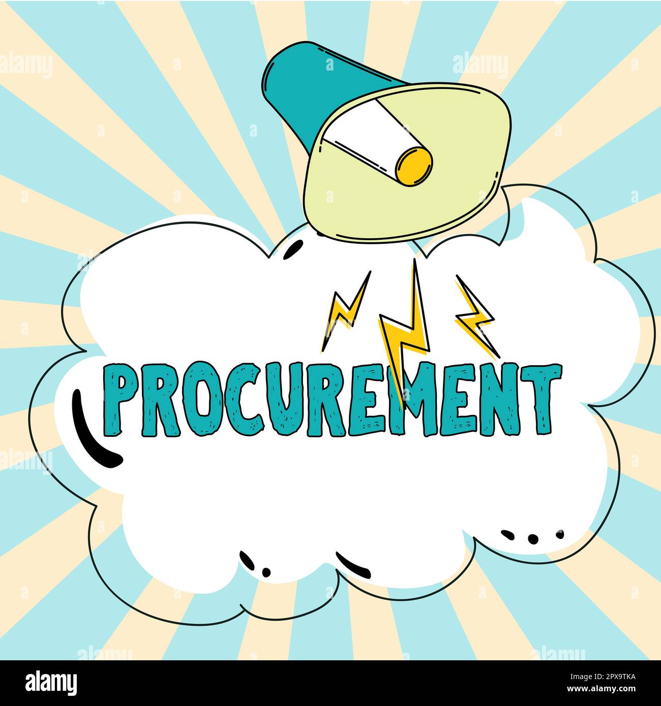 Sign displaying Procurement, Word Written on Procuring Purchase of ...