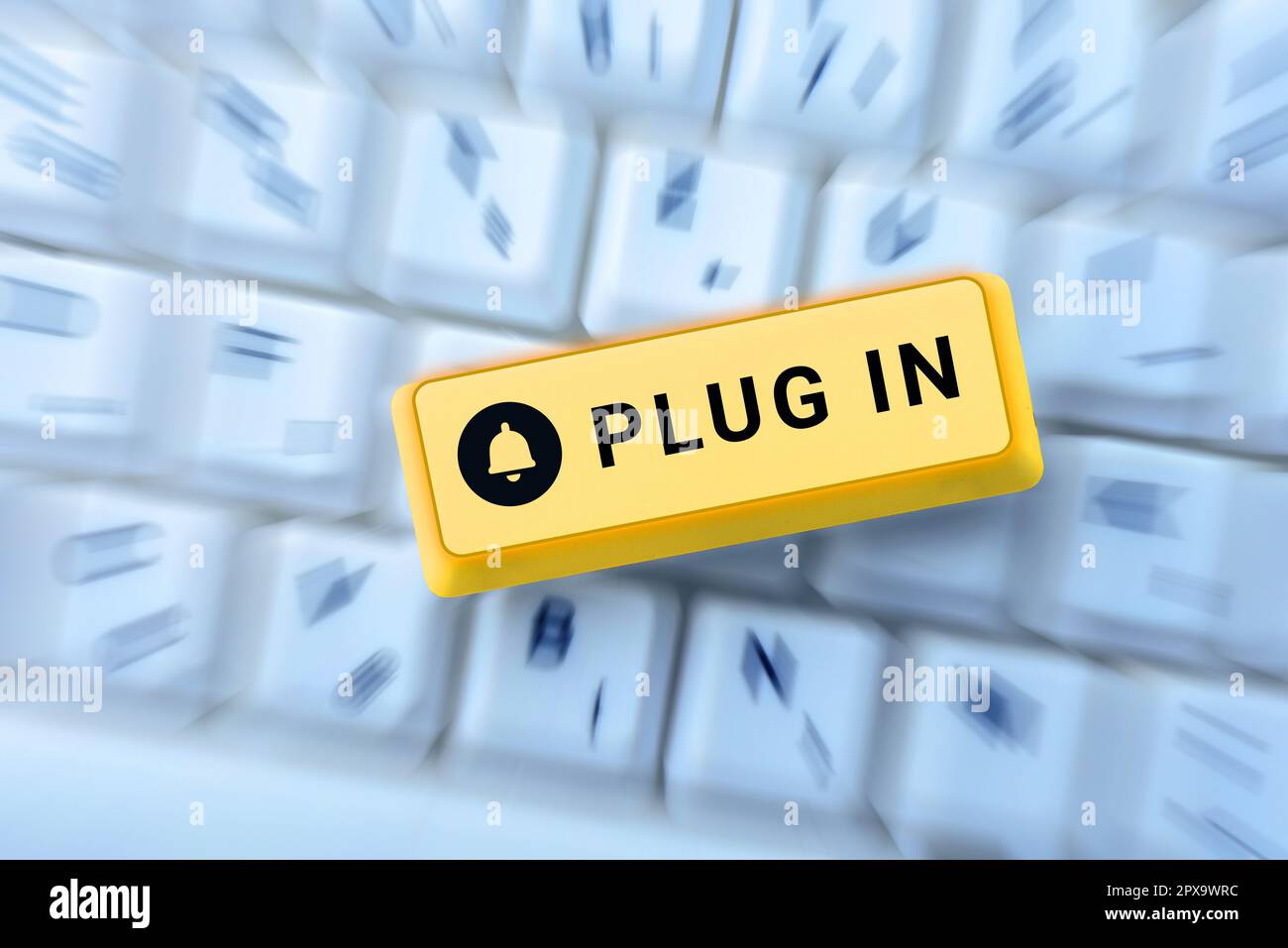 Conceptual display Plug In, Business idea putting device into ...