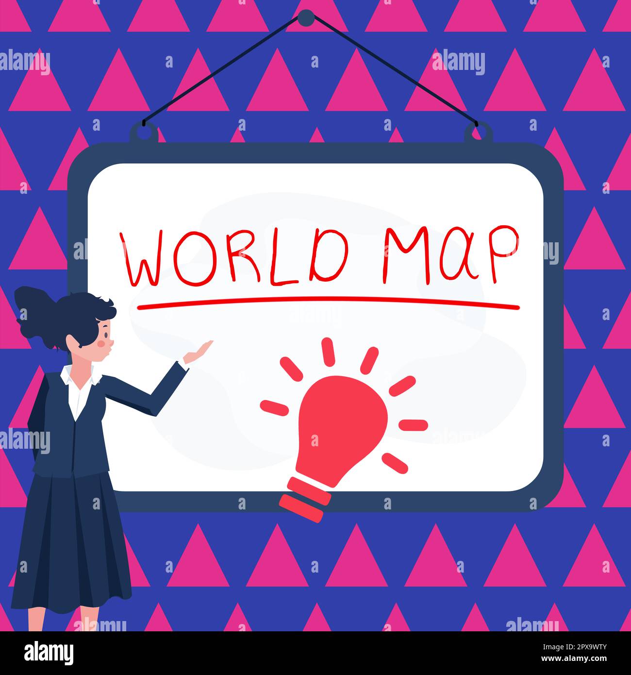 Handwriting text World Map, Business overview a diagrammatic ...