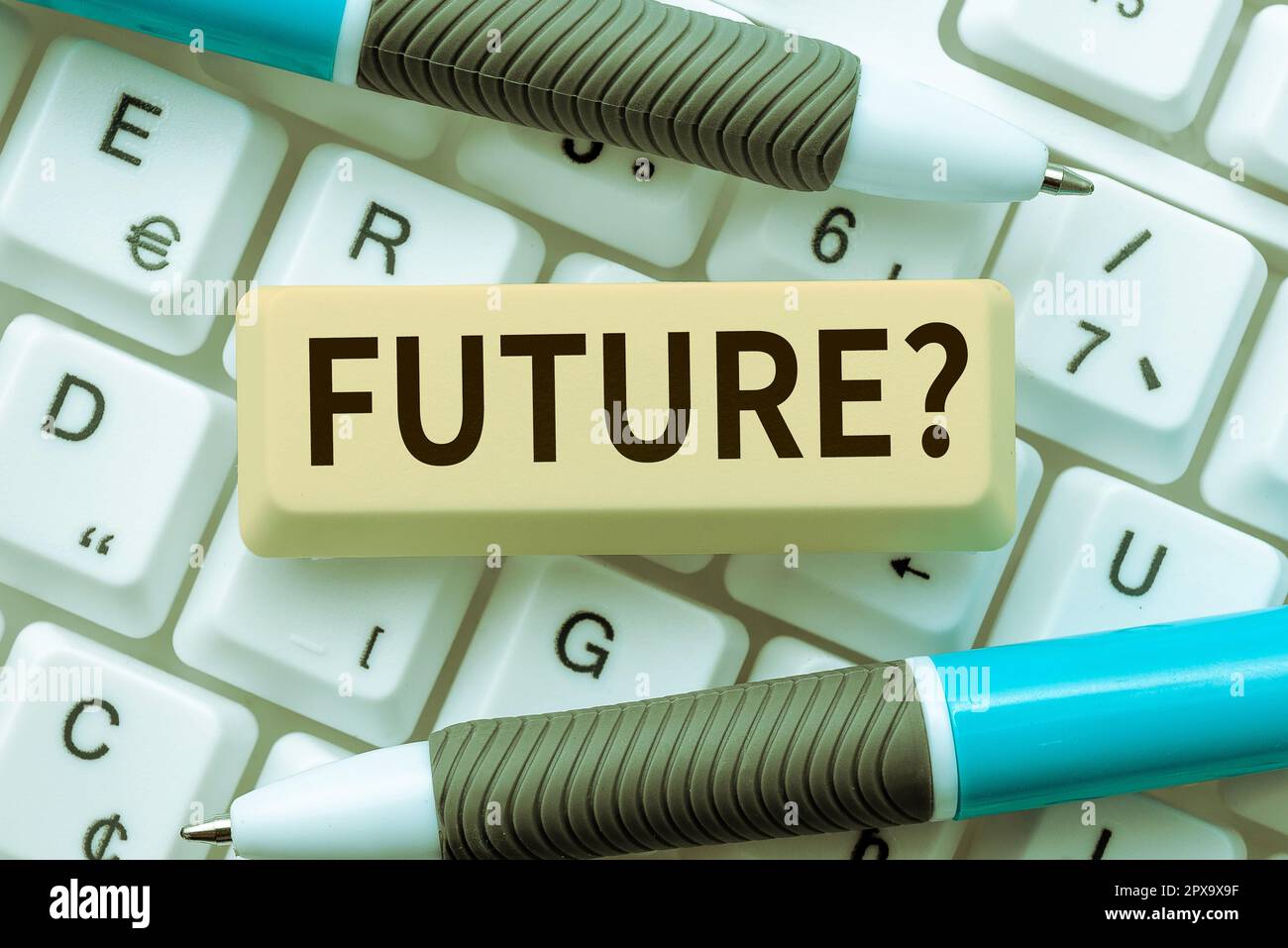 Sign displaying Future, Concept meaning Period of time following the ...