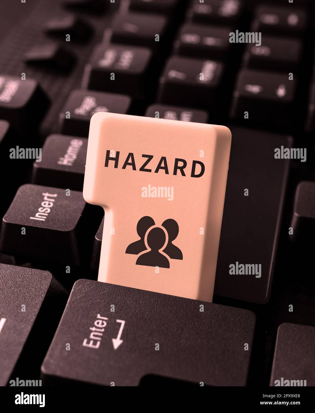 Handwriting text Hazard, Conceptual photo account or statement ...