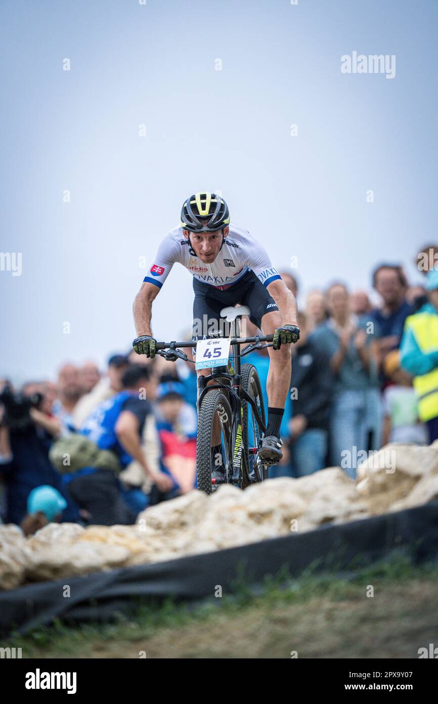 Martin Haring participating in the Mountain Bike at the 2022 Munich ...