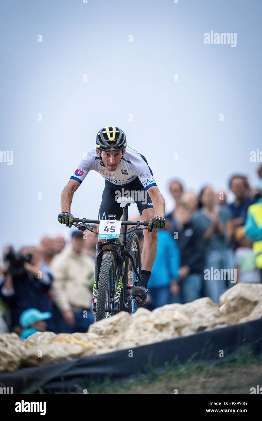 Martin Haring participating in the Mountain Bike at the 2022 Munich ...