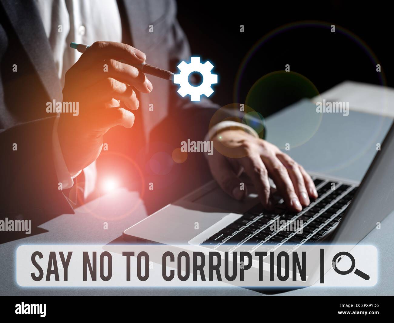 Inspiration showing sign Say No To Corruption, Business idea ...