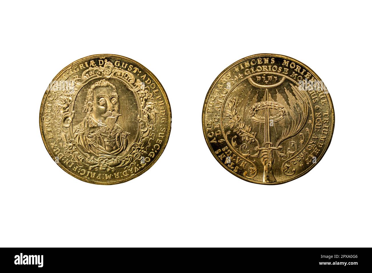 Historical old coin medallions from medieval times Stock Photo - Alamy