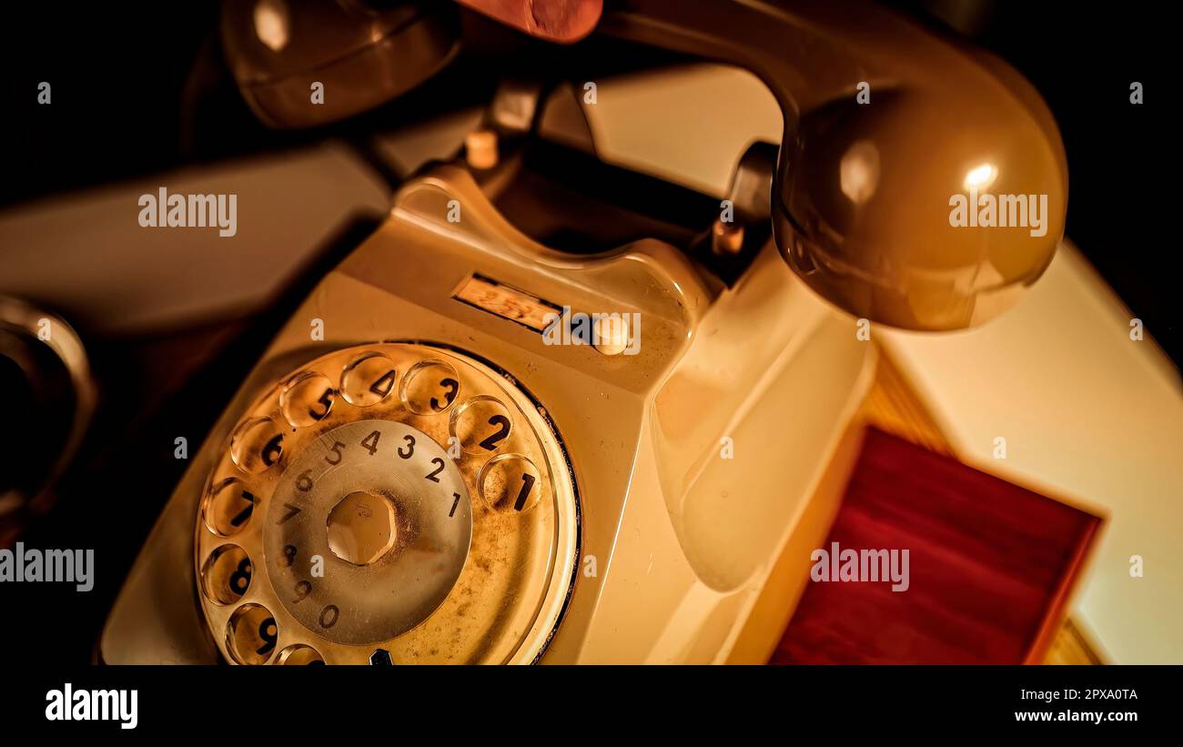 Hand off handset hi-res stock photography and images - Alamy