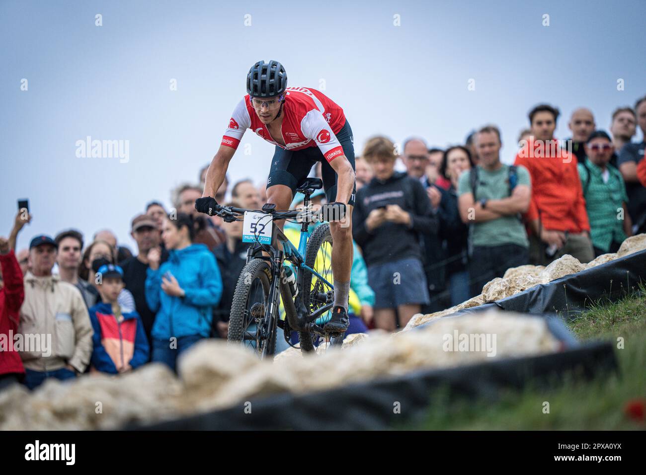 Serdar Anıl Depe participating in the Mountain Bike at the 2022 Munich ...