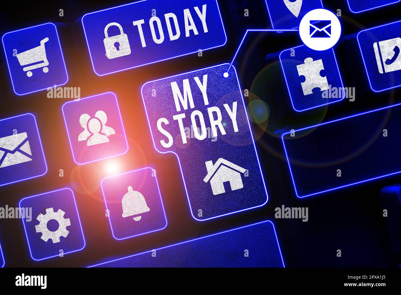 Inspiration showing sign My Story, Word Written on act of telling ...