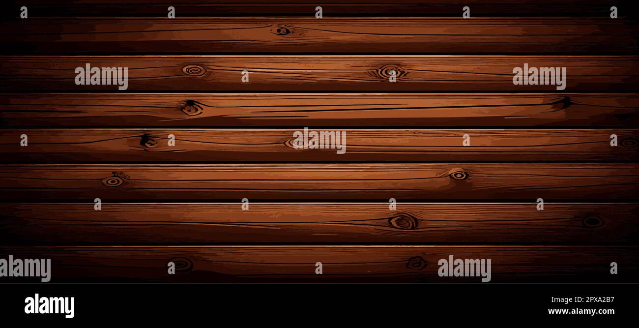 Realistic panoramic wood texture plank background, fiber texture ...
