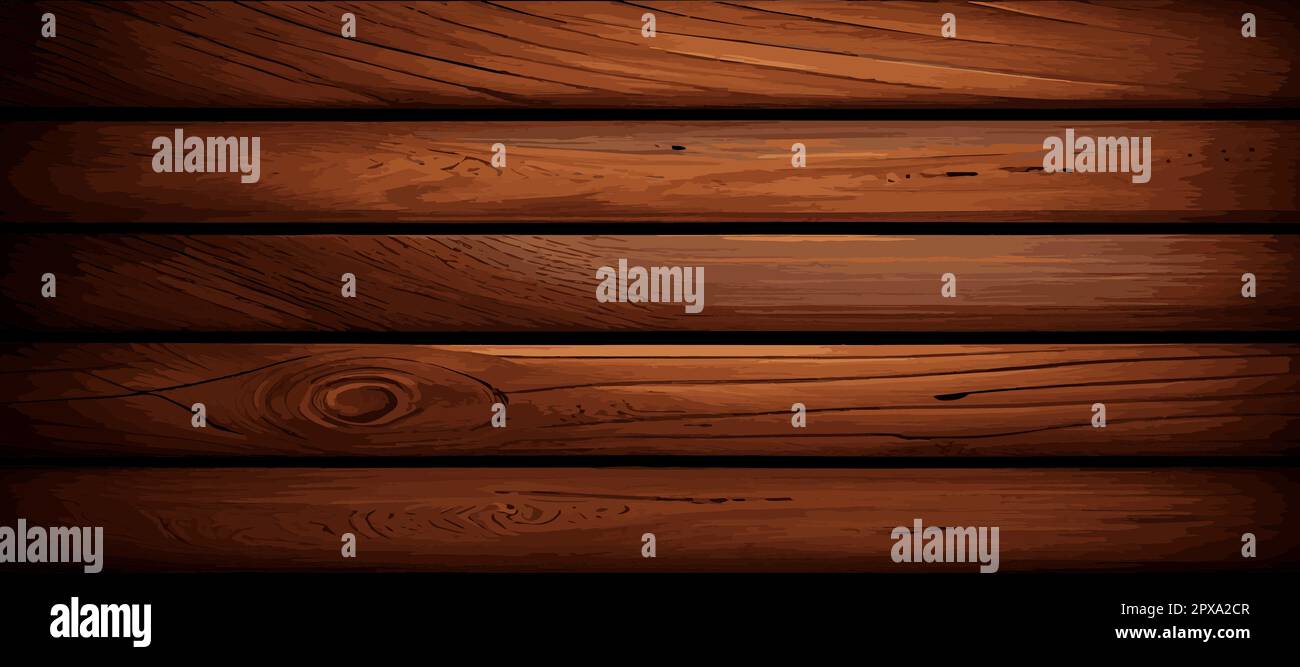 Realistic panoramic wood texture plank background, fiber texture ...