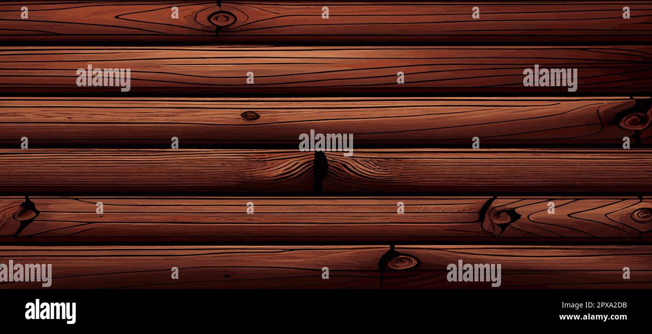 Realistic panoramic wood texture plank background, fiber texture ...