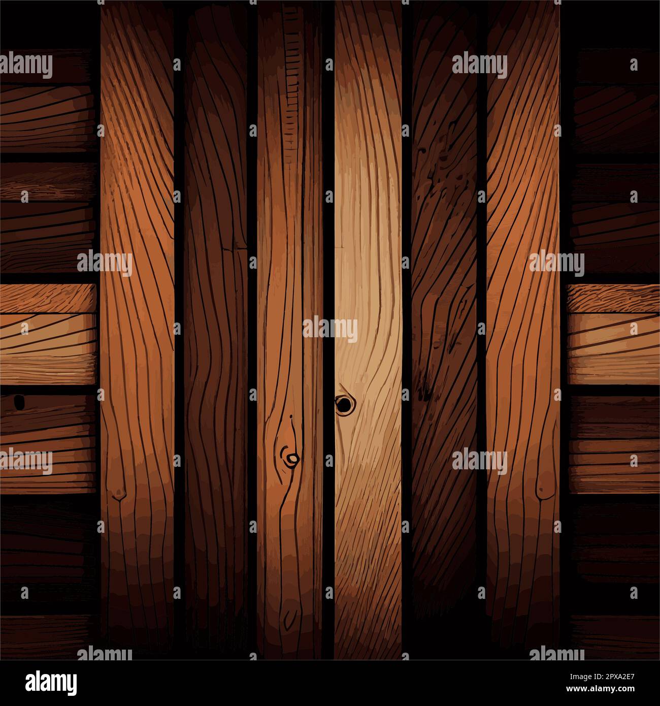 Realistic wood texture plank background, fiber texture pattern - Vector ...