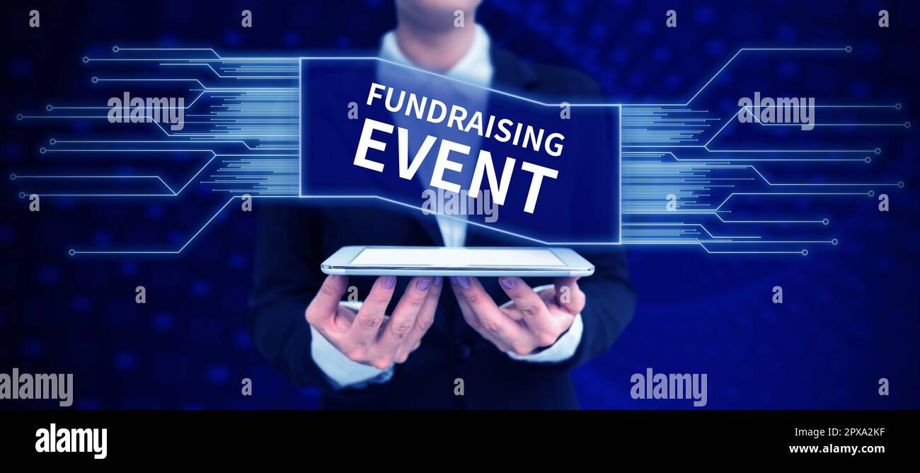 Inspiration showing sign Fundraising Event, Word for campaign whose ...