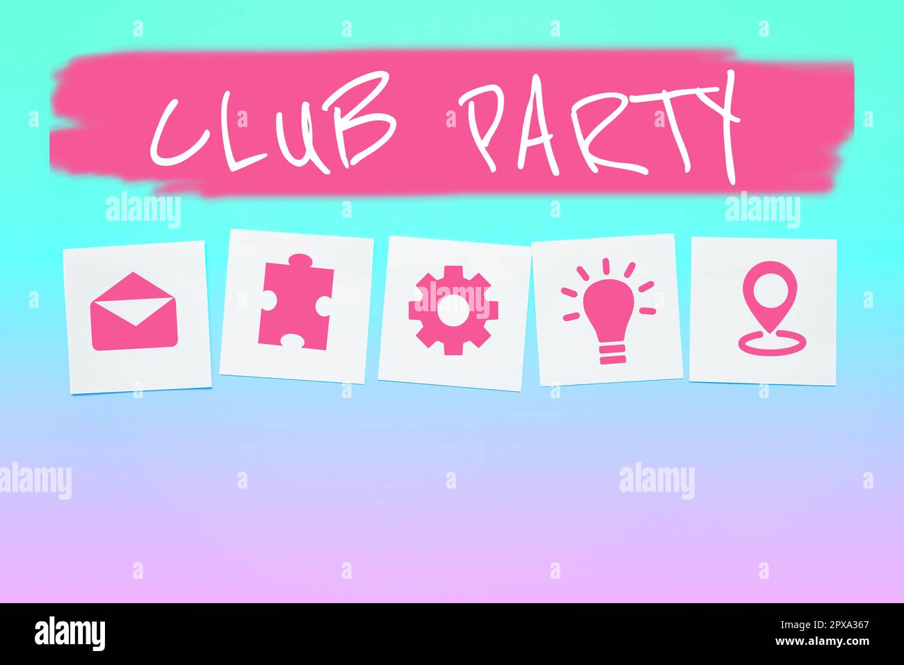 Inspiration showing sign Club Party, Concept meaning social gathering ...