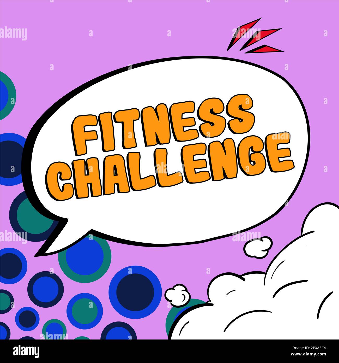 Inspiration showing sign Fitness Challenge, Word Written on condition ...