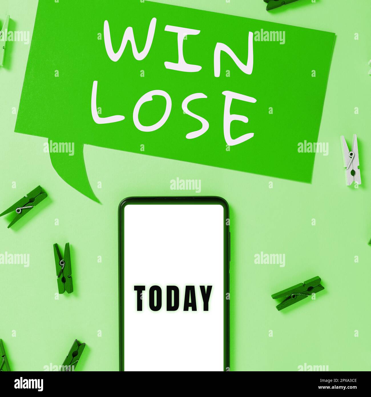 Conceptual display Win Lose, Business idea Compare possibilities what ...