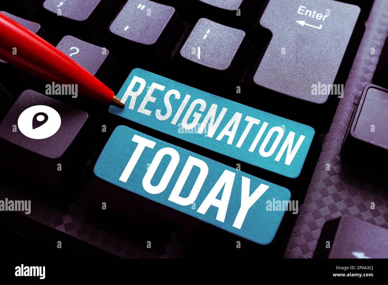 Inspiration showing sign Resignation, Concept meaning act of giving up ...