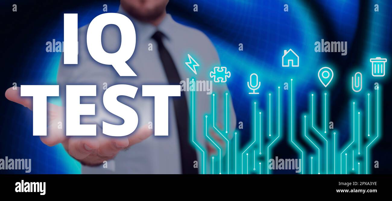 Handwriting text Iq Test, Business idea attempt to measure your ...