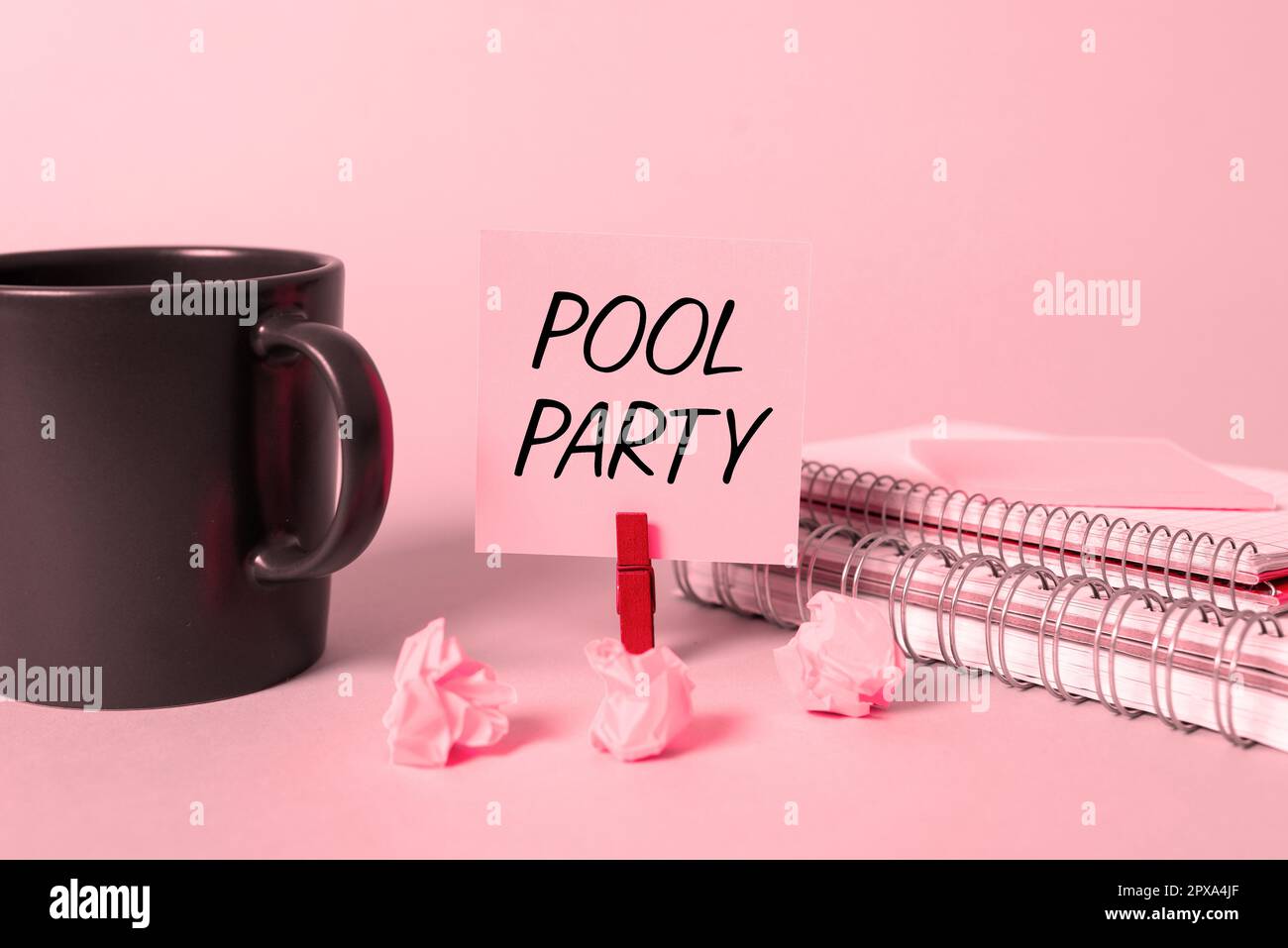 Conceptual display Pool Party, Concept meaning celebration that ...