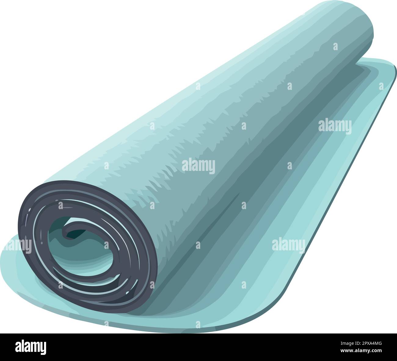 Rolled up mat Stock Vector Images - Alamy