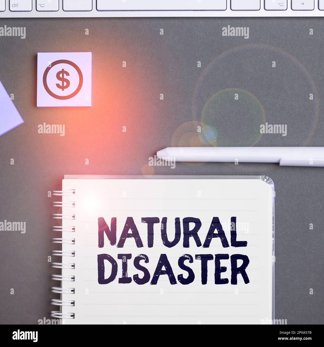 Handwriting text Natural Disaster, Word Written on occurring in the ...