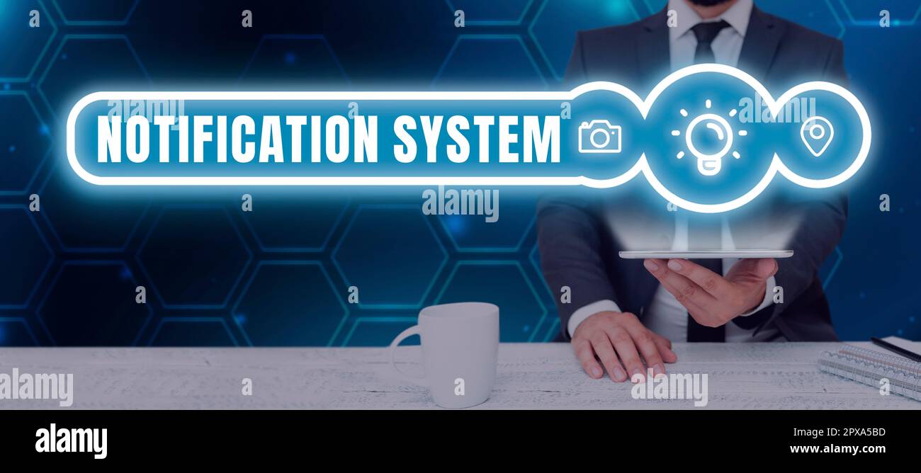 Text Caption Presenting Notification System Concept Meaning Do Not