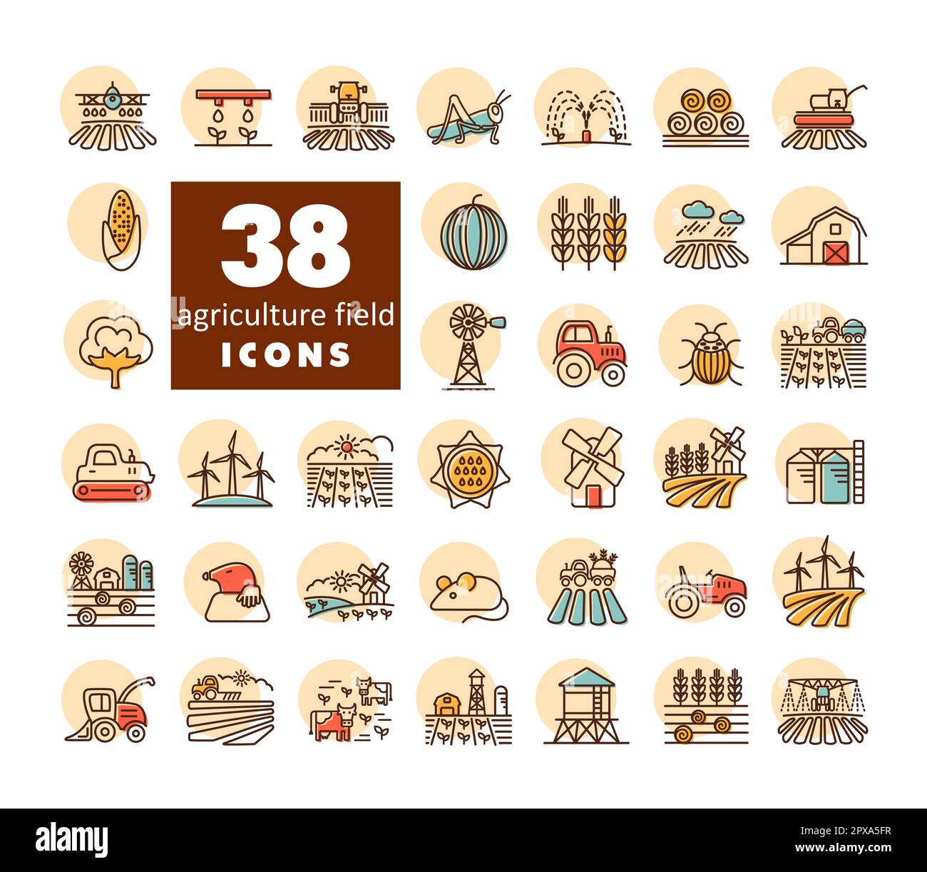 Farm Field icon. Agriculture sign. Graph symbol for your web site ...