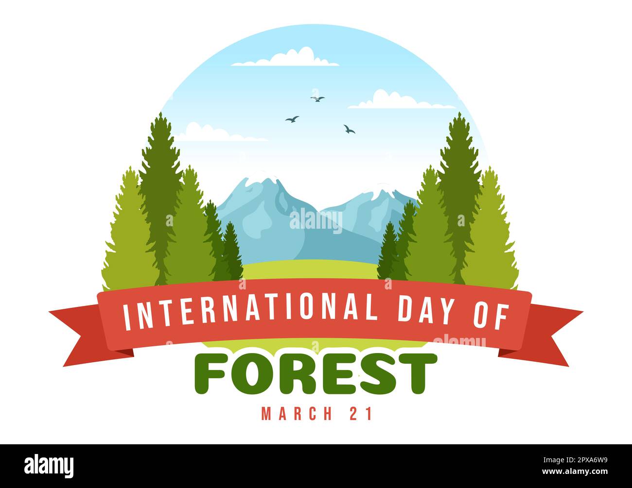 World forestry day on March 21st Illustration to Educate, Love and ...
