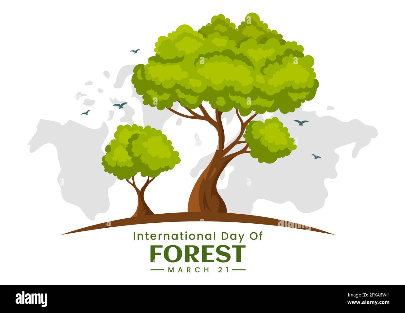 World forestry day on March 21st Illustration to Educate, Love and ...