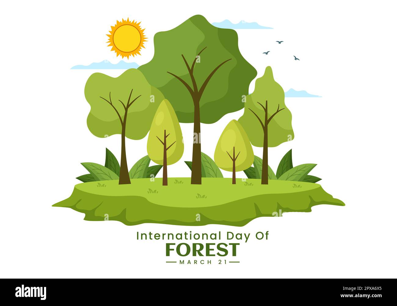 World forestry day on March 21st Illustration to Educate, Love and ...