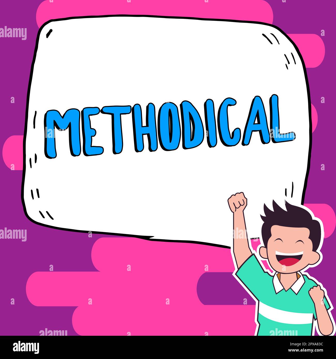 Conceptual display Methodical, Word Written on System of Methods used ...