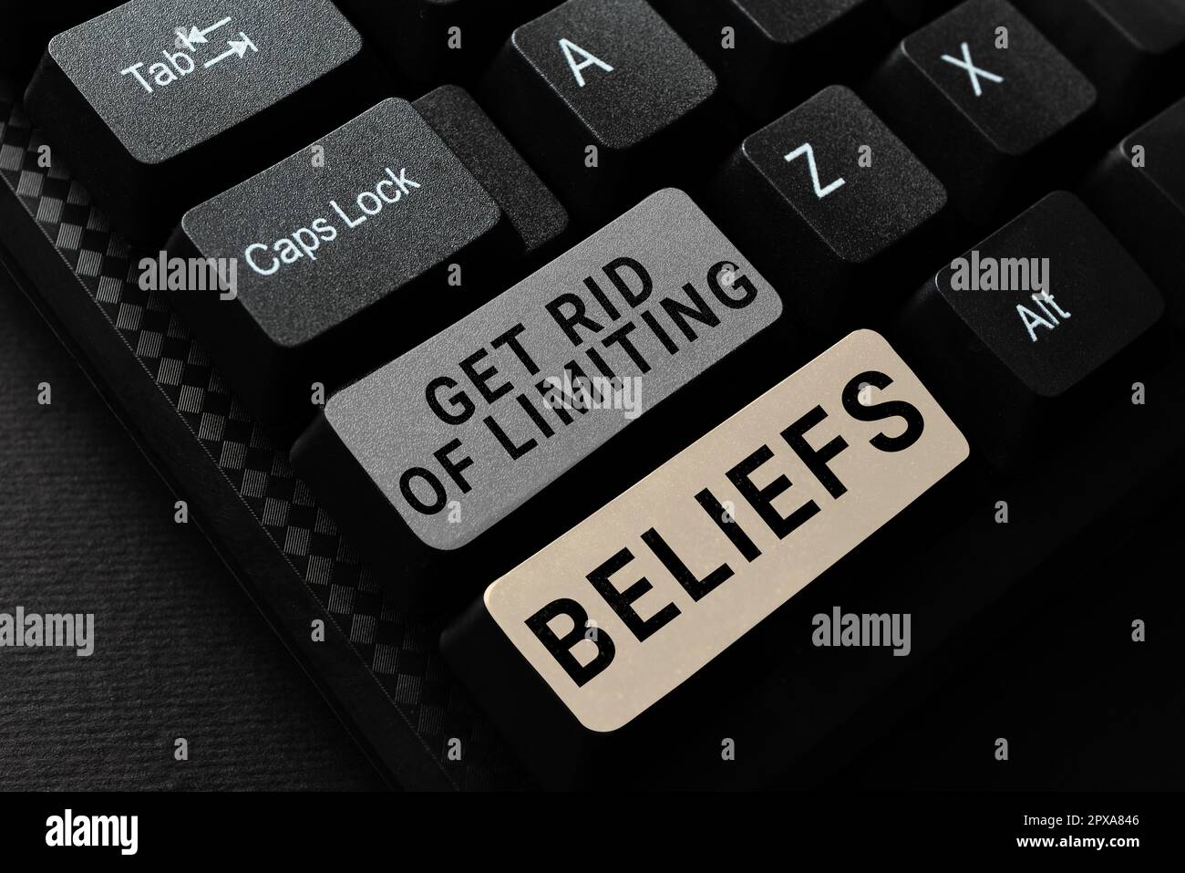 Text caption presenting Get Rid Of Limiting Beliefs, Business idea ...