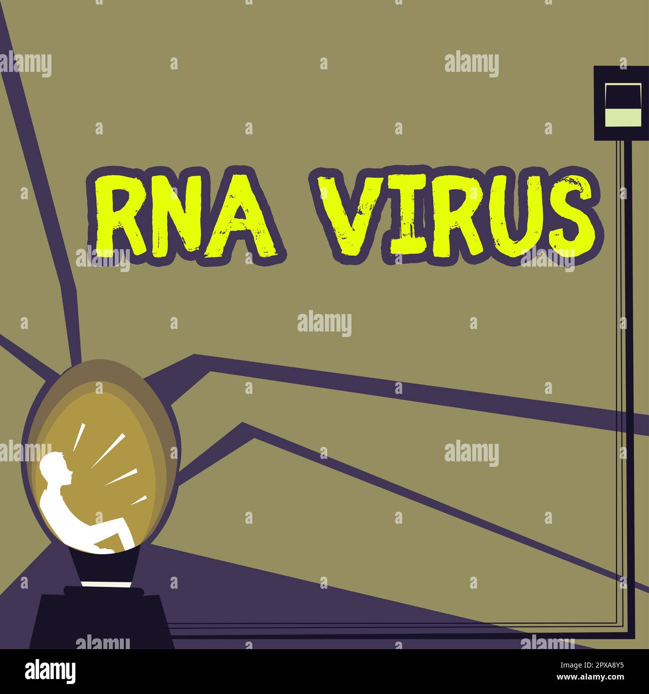 Inspiration showing sign Rna Virus, Word Written on a virus genetic ...