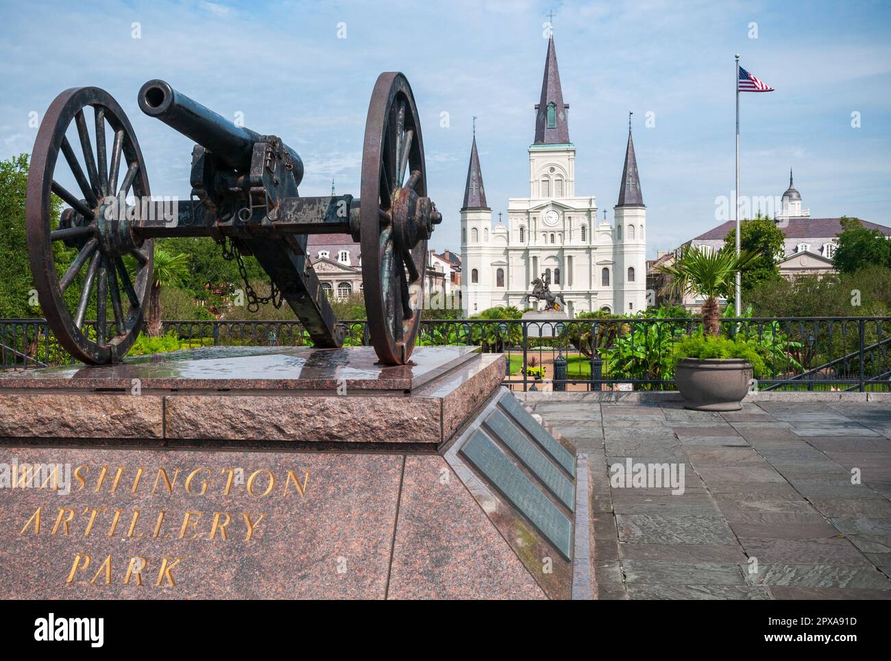 Historic Jackson Square in Louisiana Stock Photo - Alamy