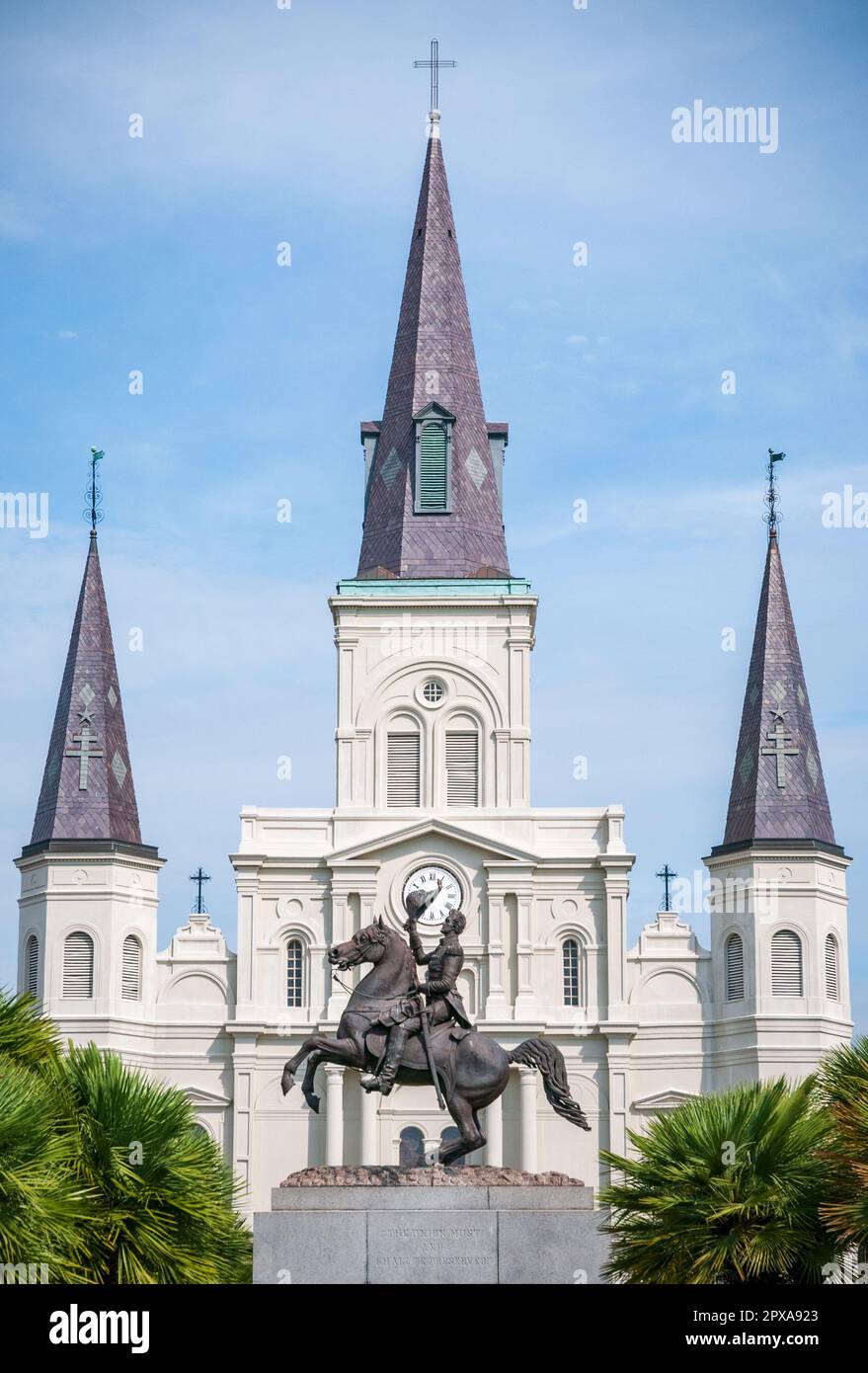 Historic Jackson Square in Louisiana Stock Photo - Alamy