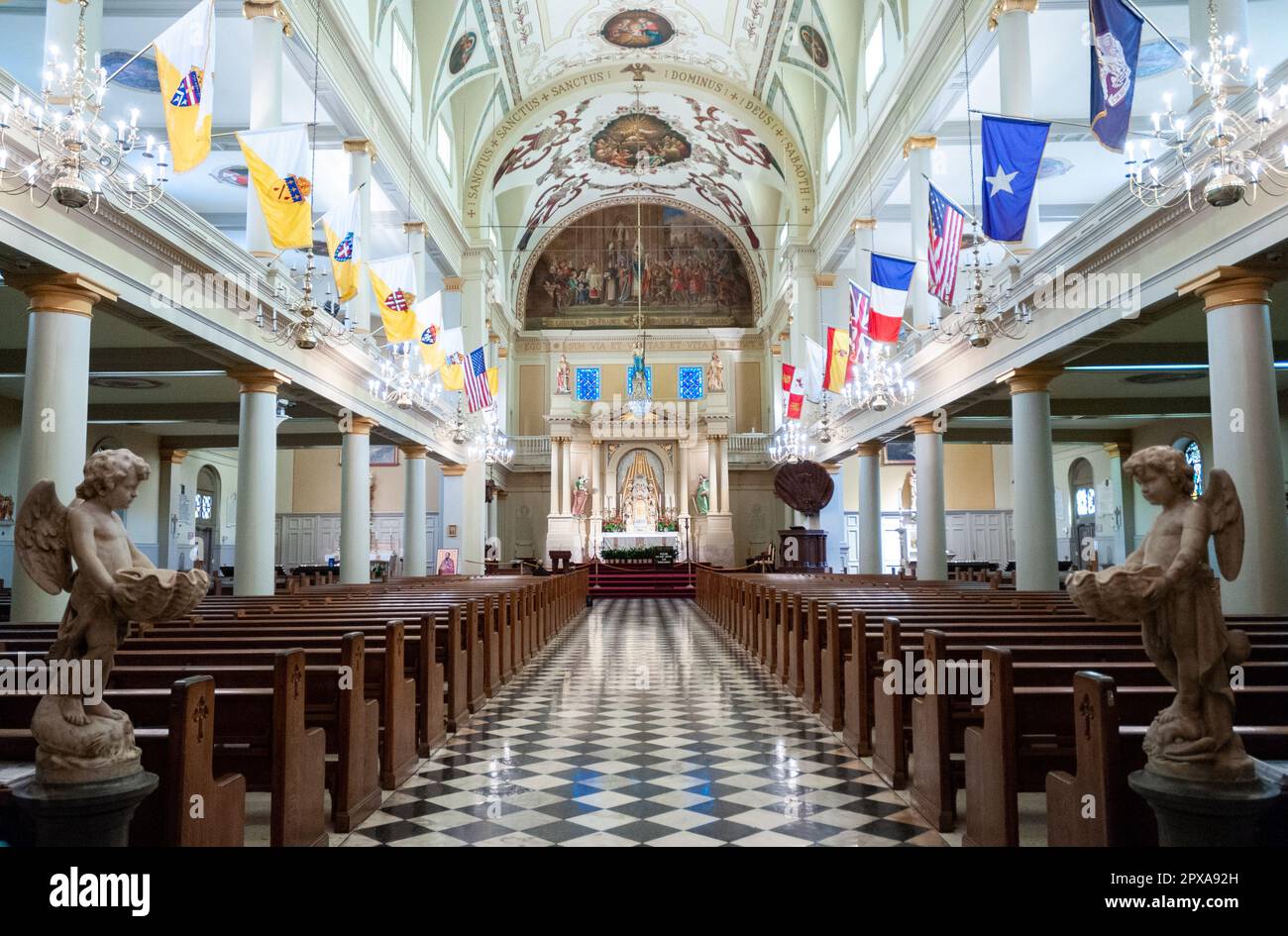 Historic Jackson Square in Louisiana Stock Photo - Alamy