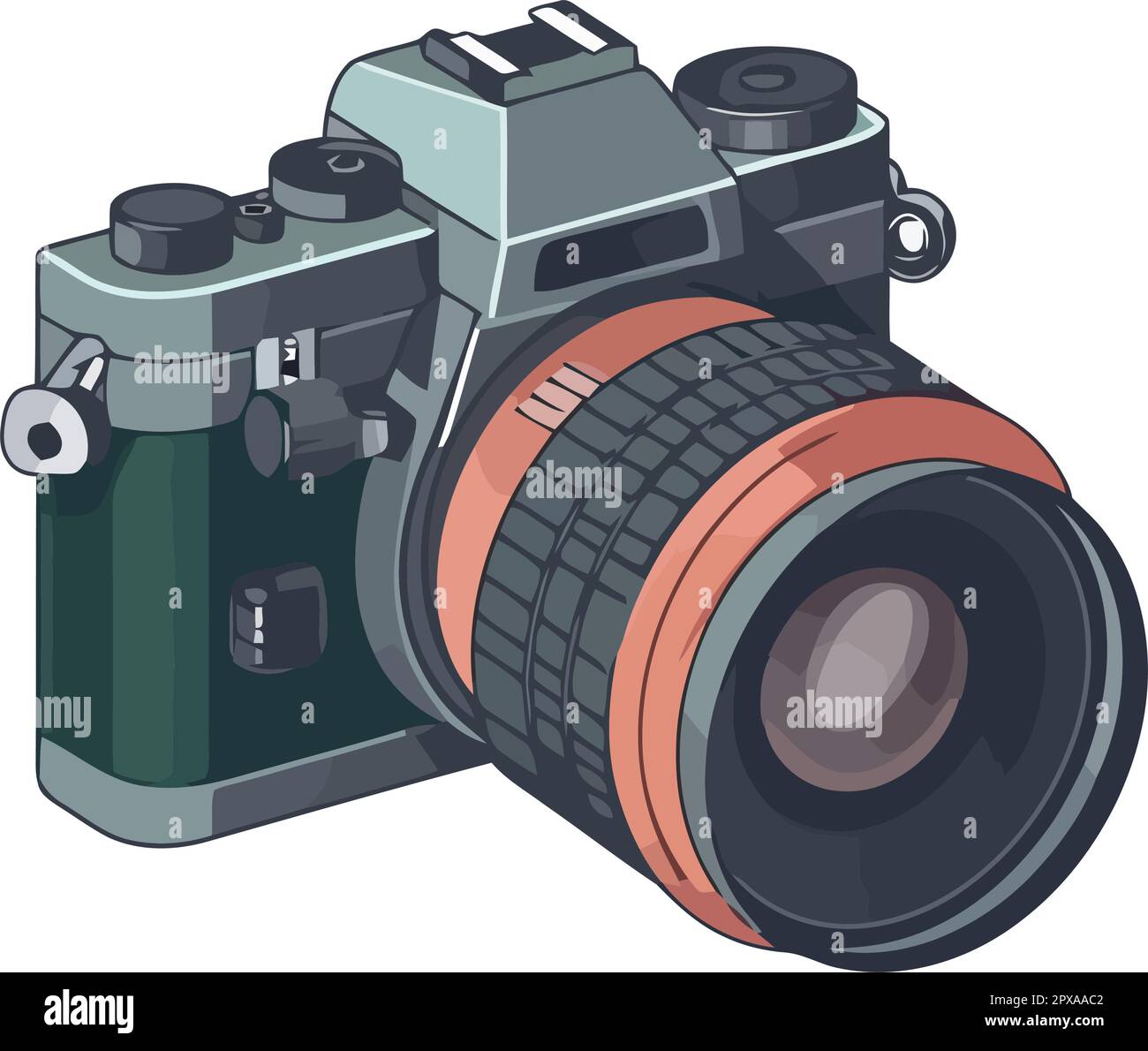 Old fashioned optical instrument Stock Vector Images - Alamy