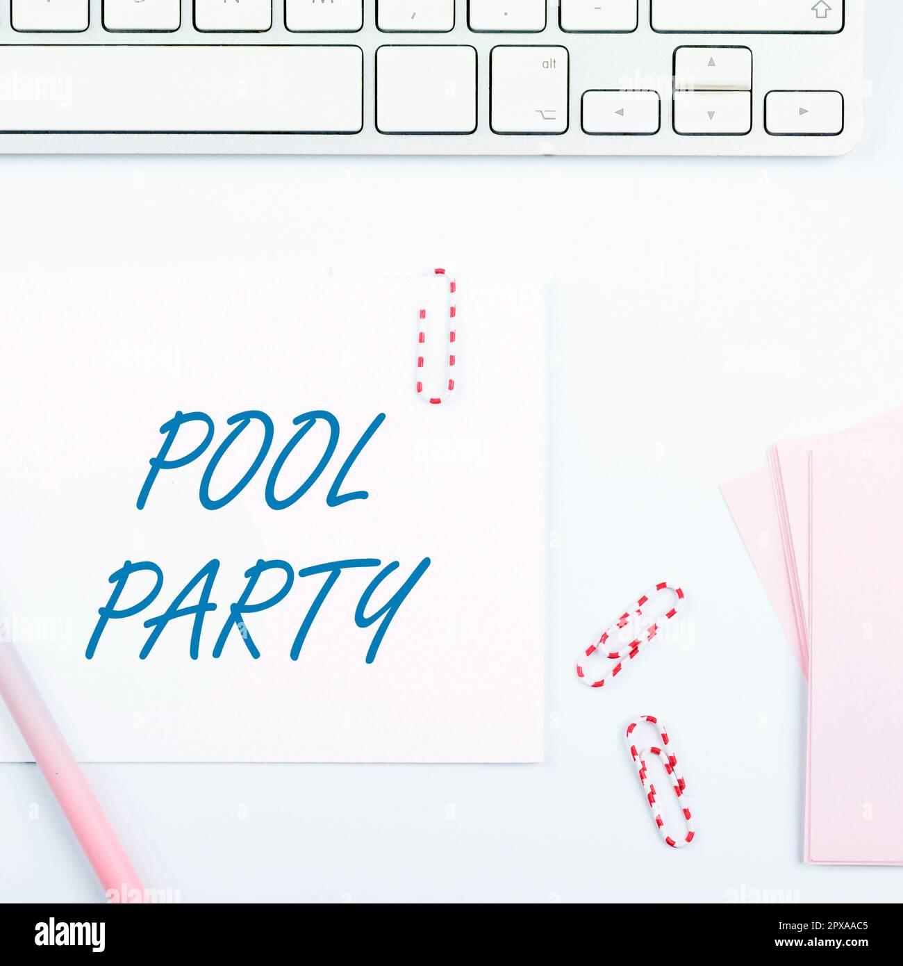 Text sign showing Pool Party, Word Written on celebration that includes ... Text sign showing Pool Party, Word Written on celebration that includes ...